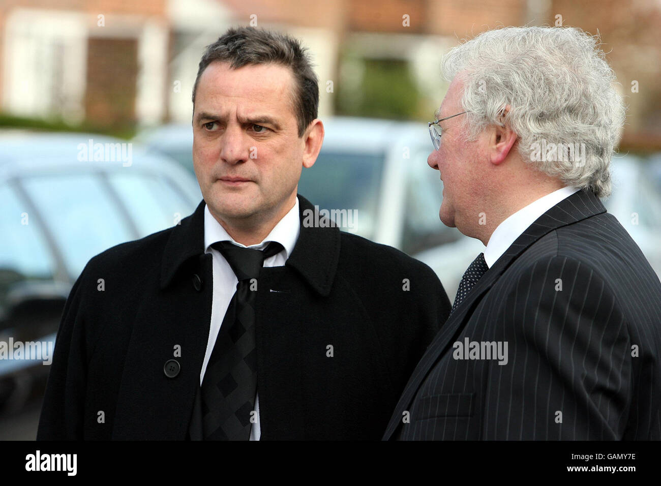 George best funeral hi-res stock photography and images - Alamy