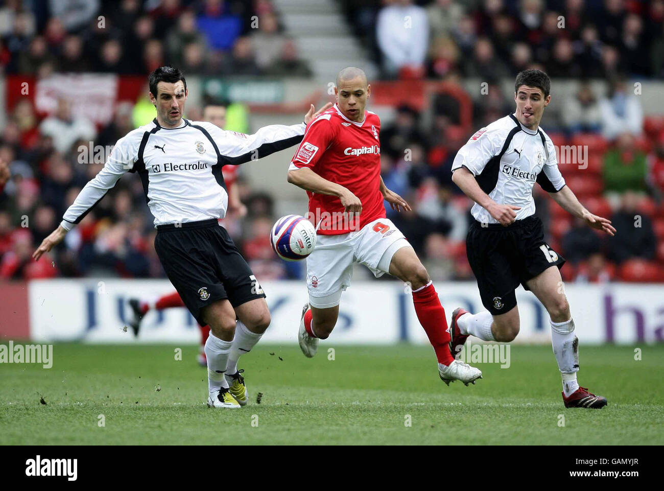 Nottingham forests nathan tyson in action hi-res stock photography and ...