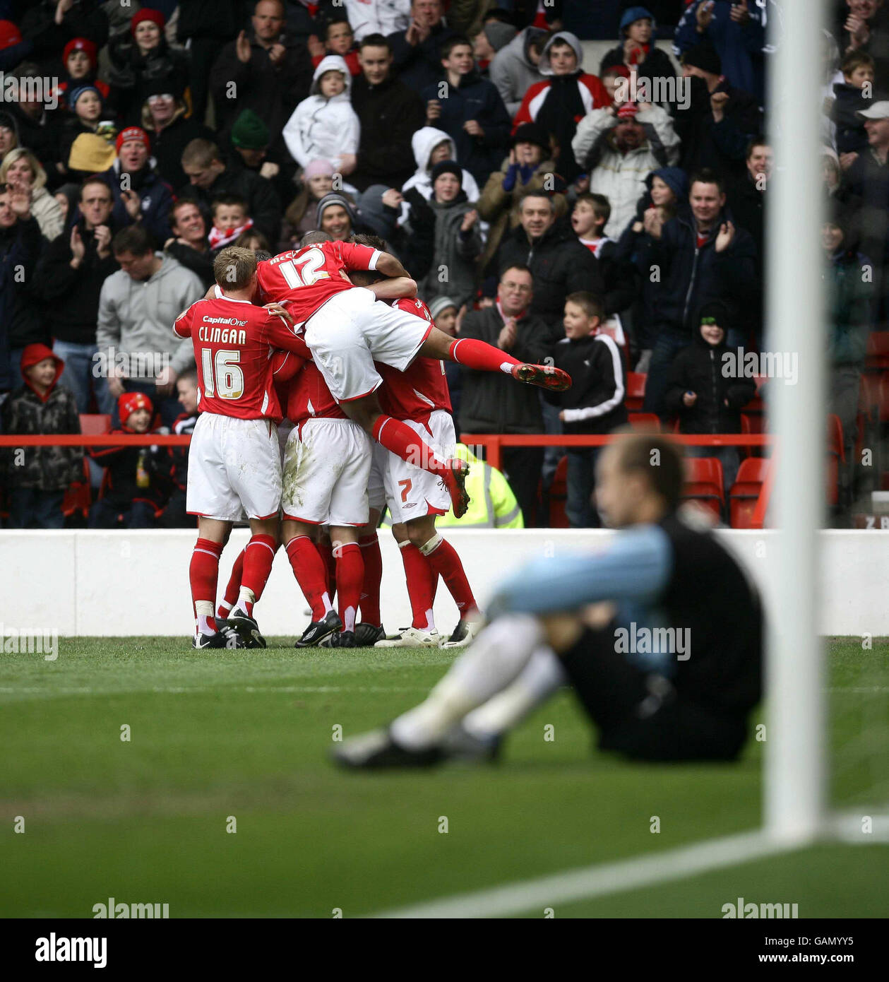 Nottingham forest fans sad hi-res stock photography and images - Alamy