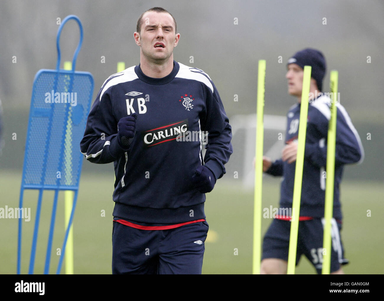Soccer - Rangers Training Session - Murray Park. Rangers Kris Boyd ...