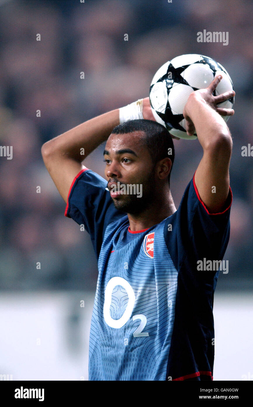 Soccer - UEFA Champions League - Group B - Ajax v Arsenal. Ashley Cole ...