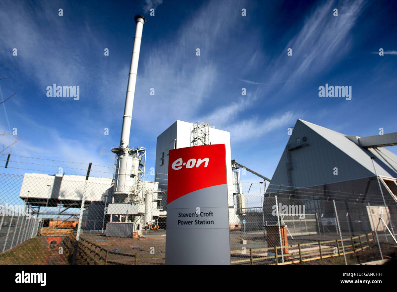 A general view of Steven's Croft station near Lockerbie, Scotland's ...