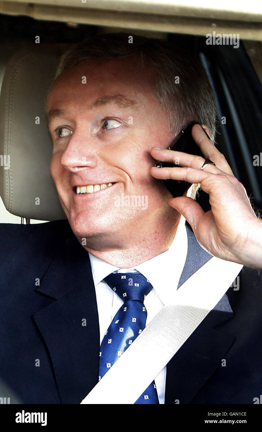 Chief executive Sir Fred Goodwin leaves the Edinburgh International ...
