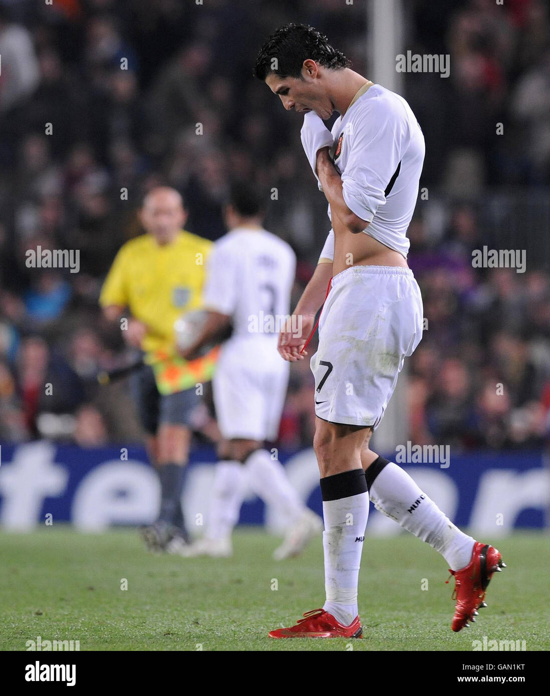 Cristiano ronaldo manchester united sad hi-res stock photography and ...