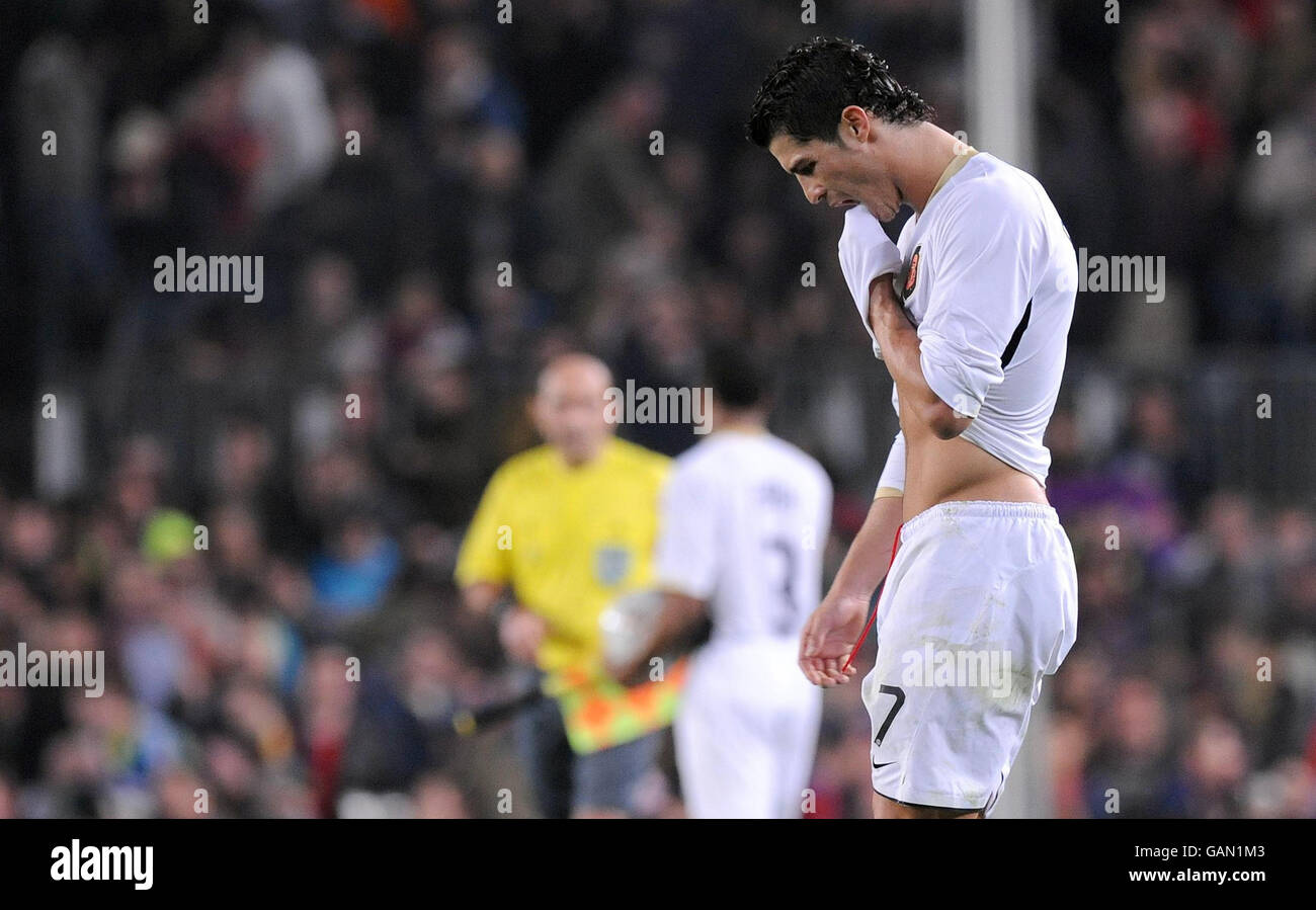Cristiano ronaldo manchester united sad hi-res stock photography and ...