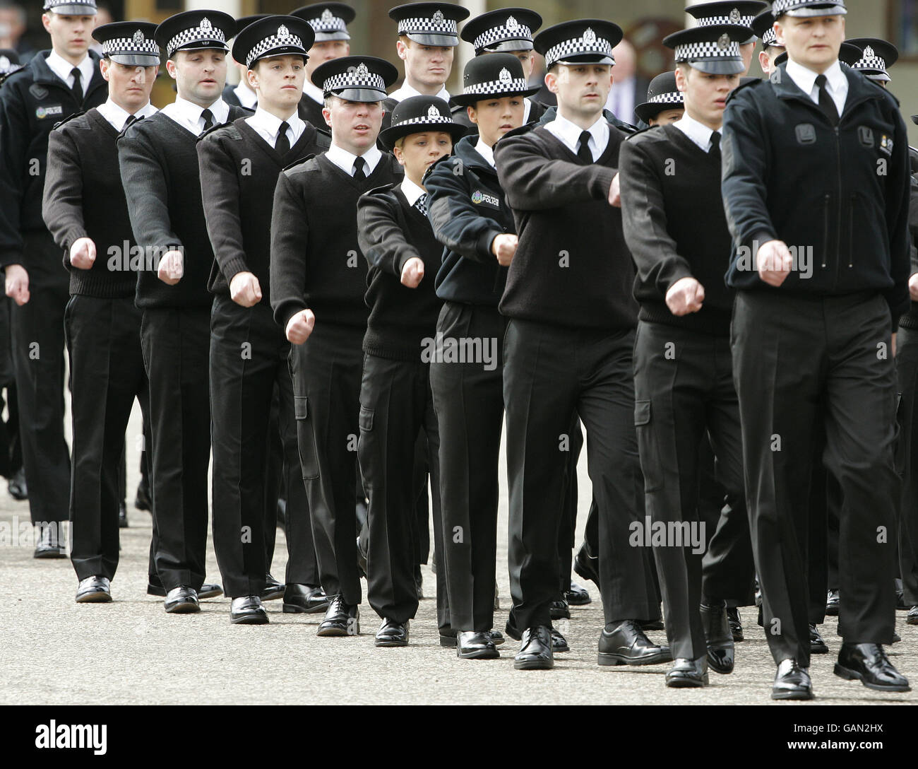 A general view at Tulliallan police college showing the latest batch of ...