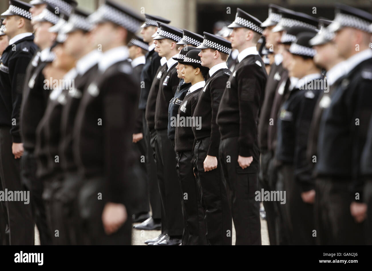 A general view at Tulliallan police college showing the latest batch of ...