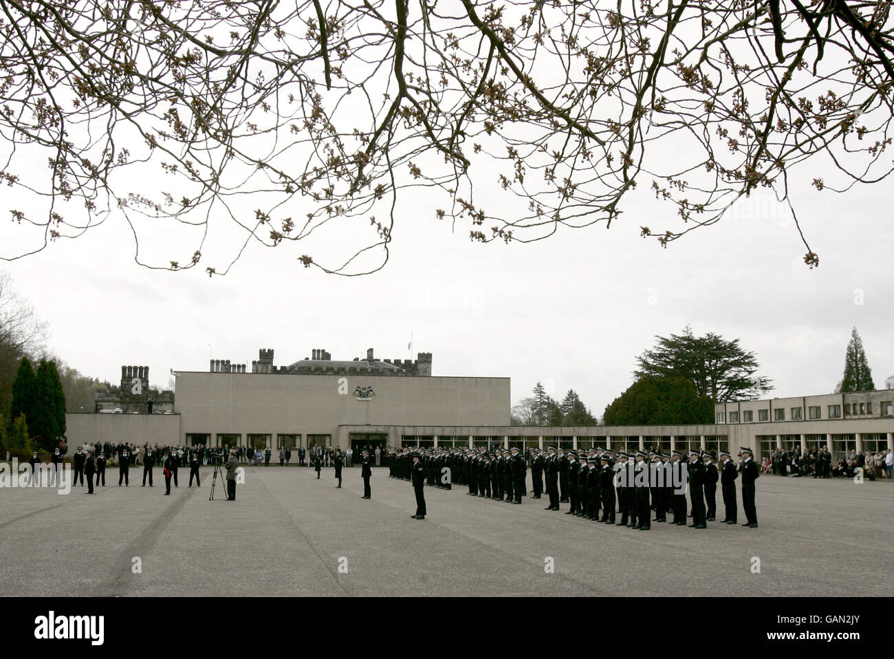 A general view at Tulliallan police college showing the latest batch of ...
