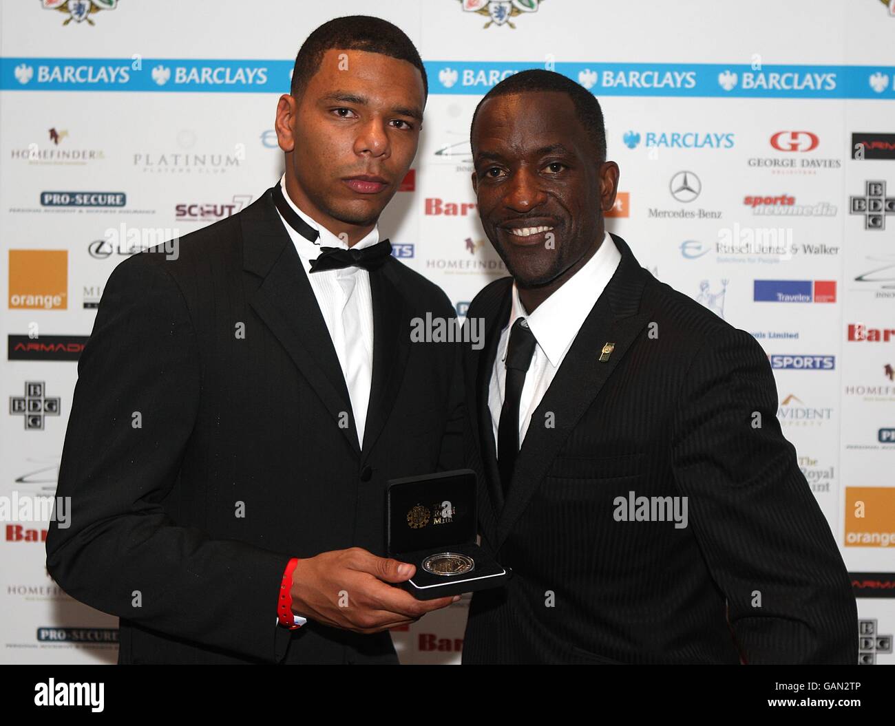 Nottingham Forest's Julian Bennett with his award for Divisional Team ...