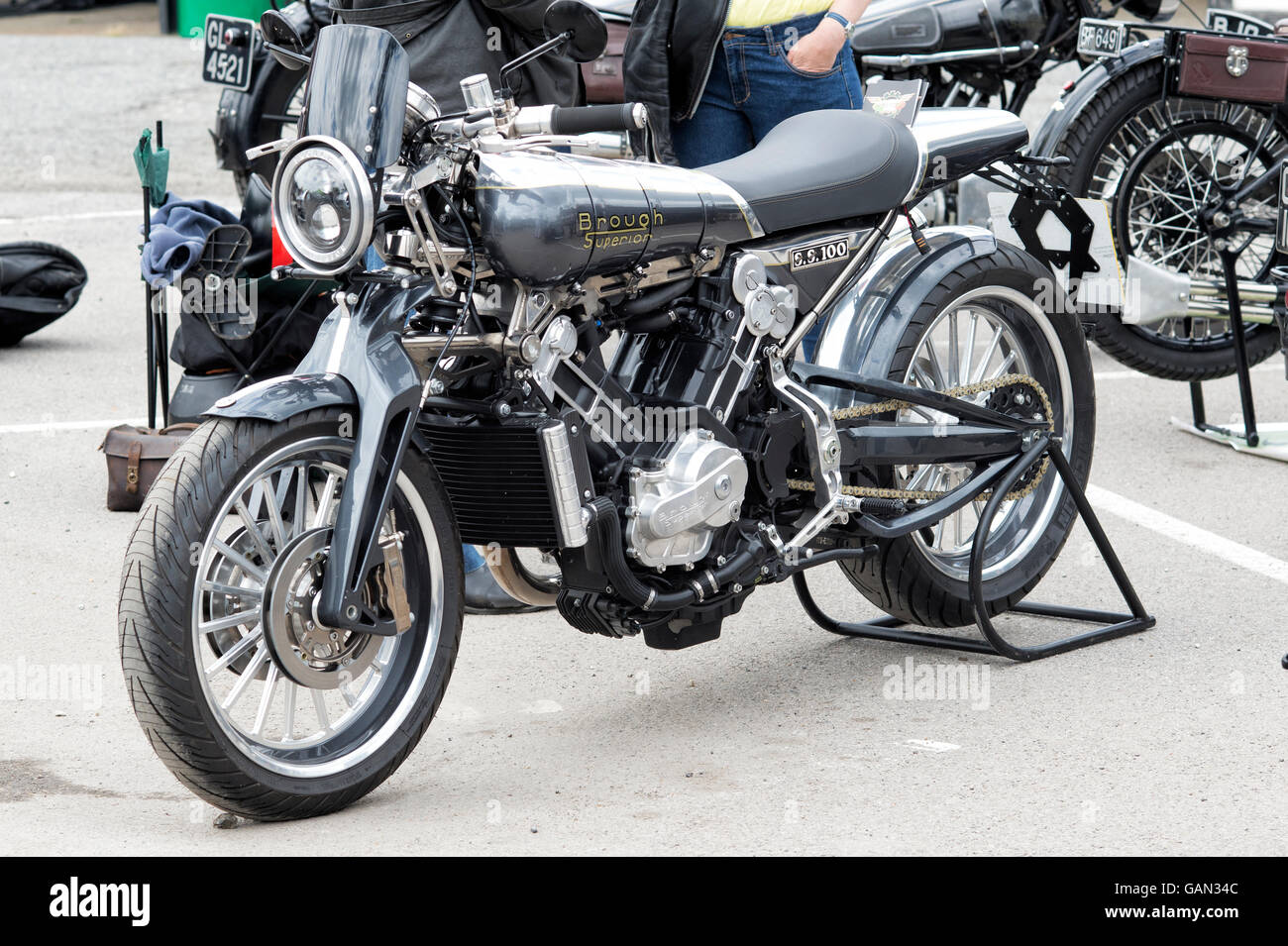 2016 modern Brough Superior SS100 Motorcycle. Classic British ...