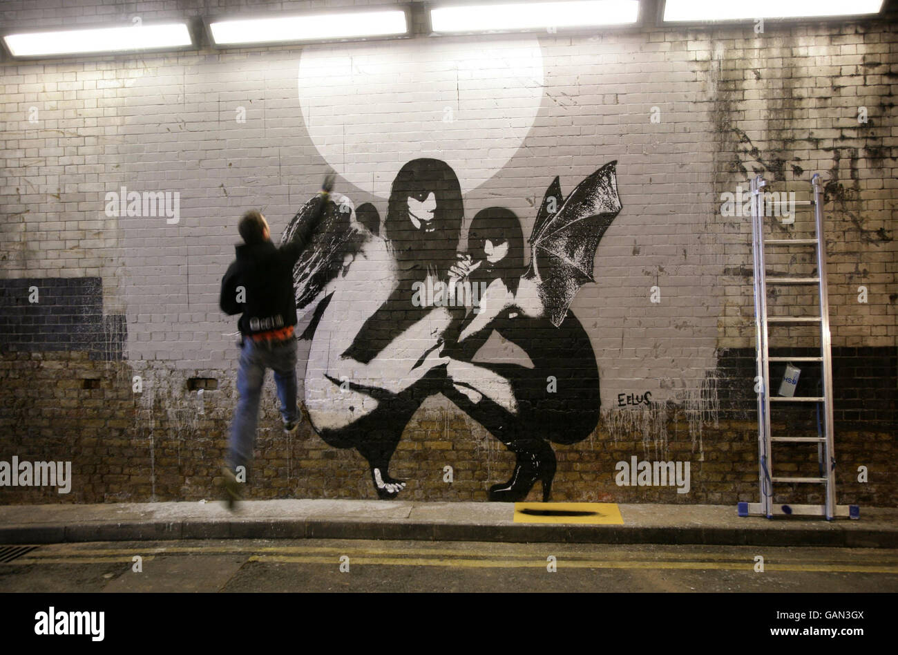 New Banksy artwork Stock Photo - Alamy