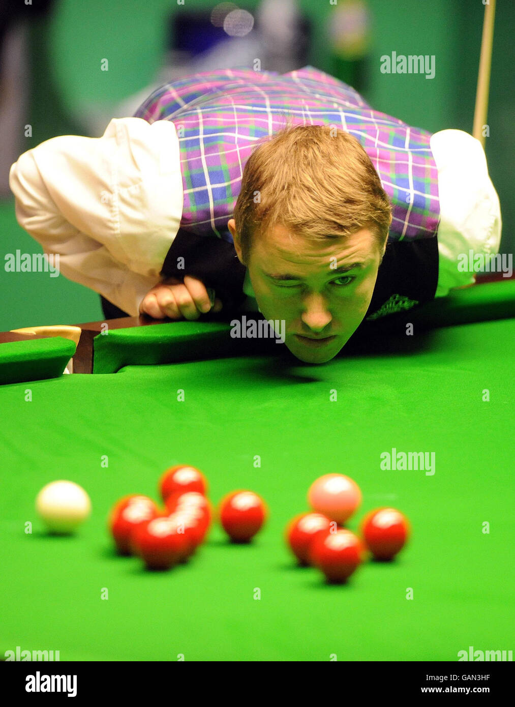 Stephen table semi final match world snooker championship crucible ...