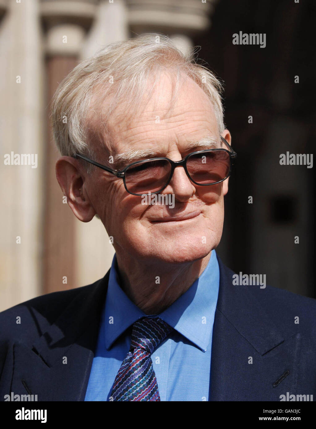 Stuart Wheeler stands outside the Royal Courts of Justice in London ...