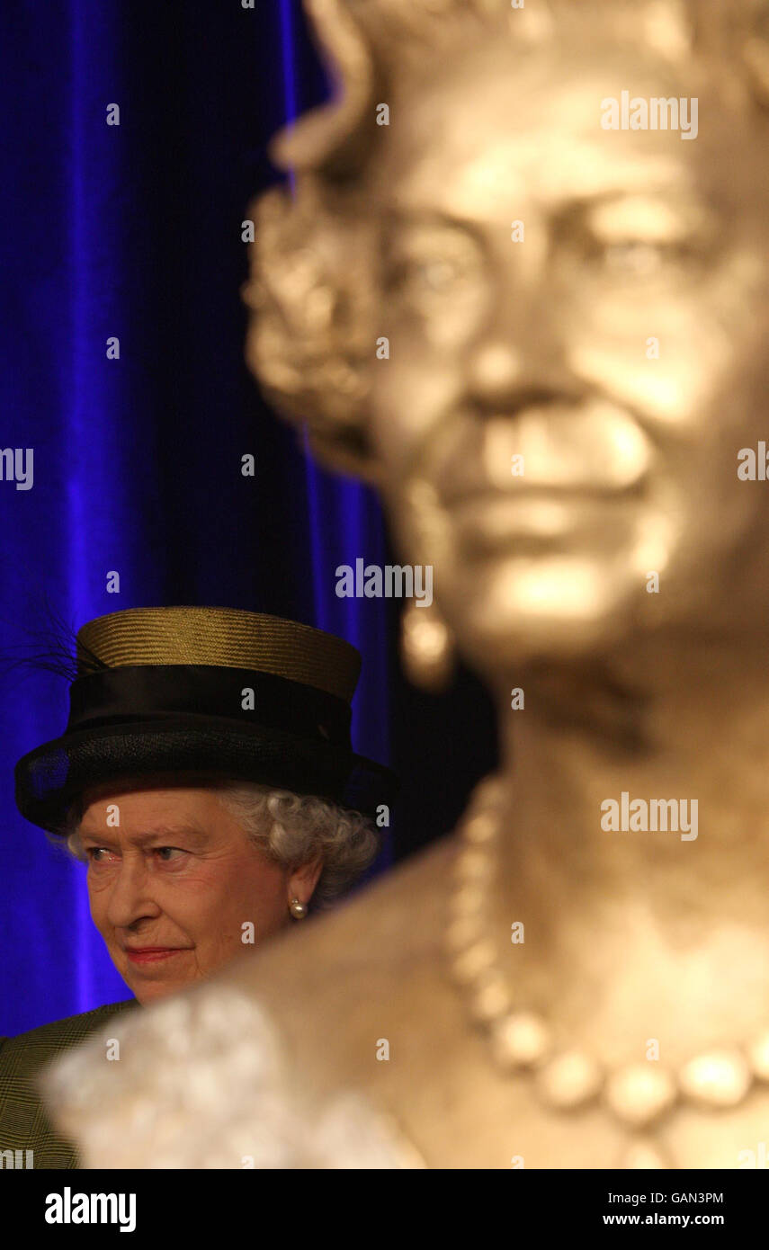 Queen visits Scout Association Activity Centre Stock Photo - Alamy