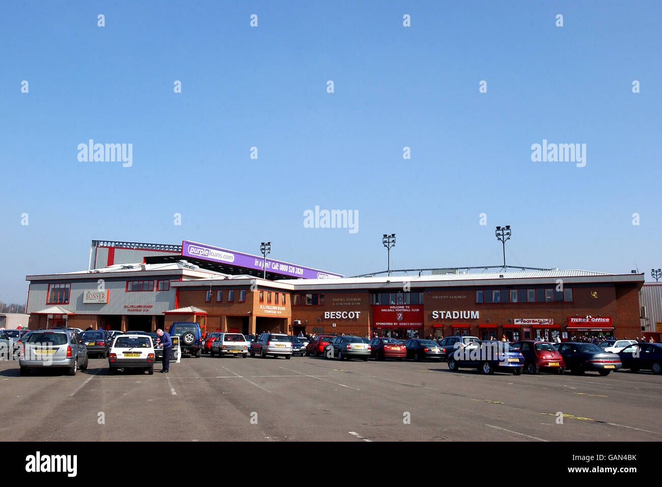 A general view outside Bescot Stadium, home of Walsall Stock Photo - Alamy