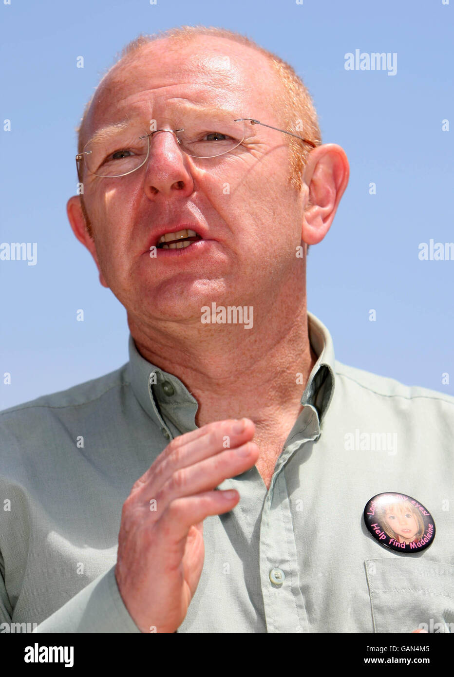 John McCann, brother of Gerry McCann, speaks to the media in Praia Da ...