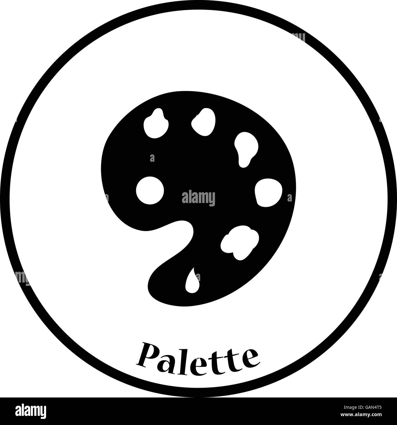 Blue and yellow palette Black and White Stock Photos & Images - Alamy