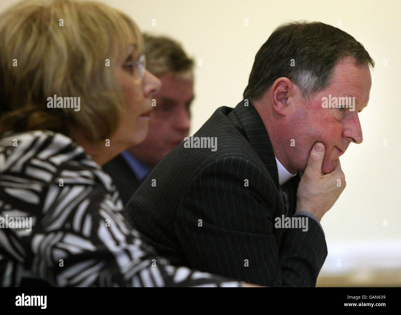 New Church of Scotland moderator Rev David Lunan talks at a press ...