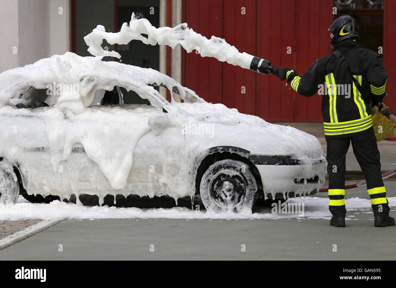 Fire proof suit hi-res stock photography and images - Alamy