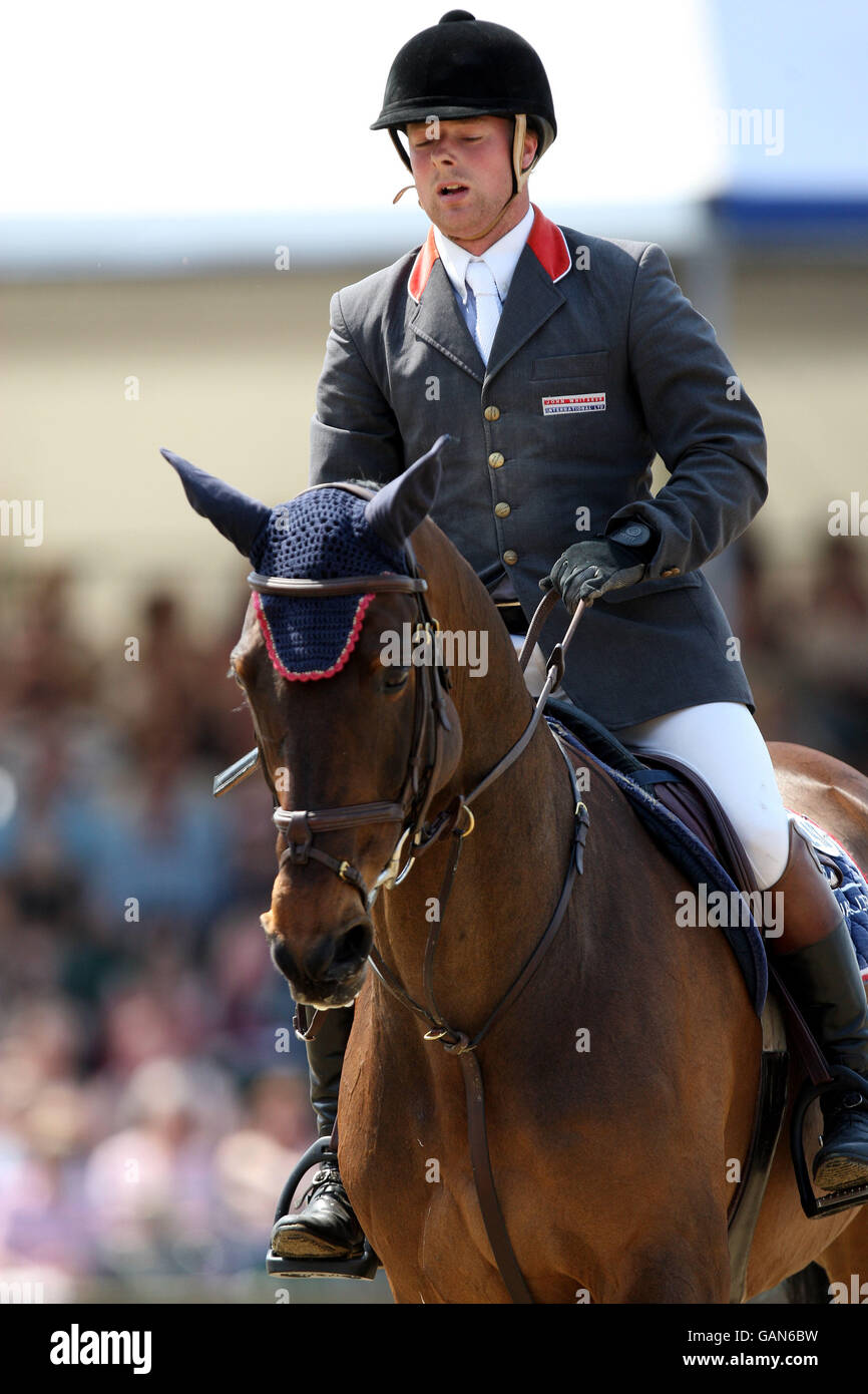 Great Britain's Robert Whitaker riding Lacroix 9 competes in the Royal ...