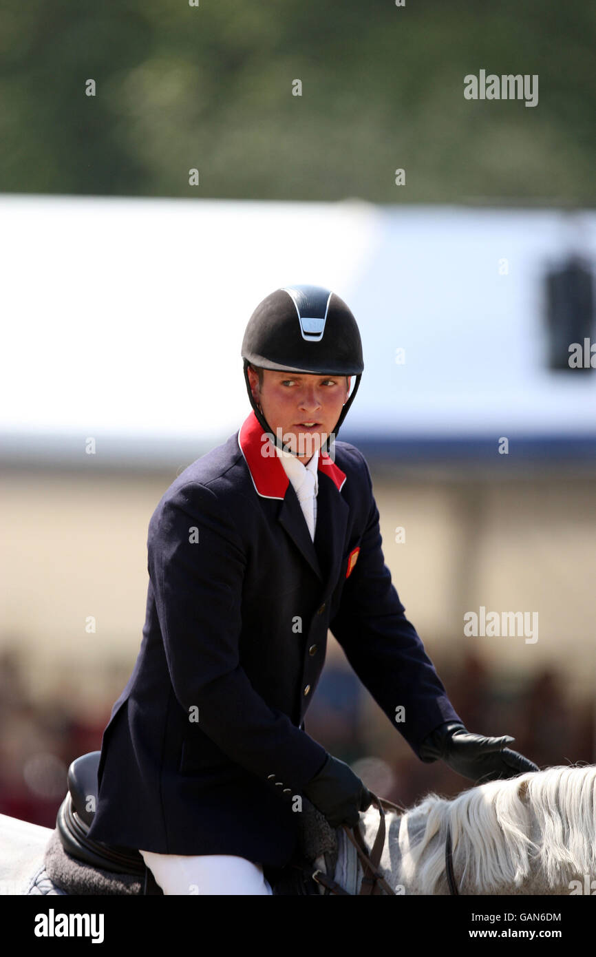 Great Britain's Ryan Prater riding Otage competes in the Royal Windsor ...