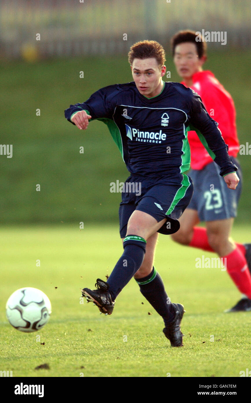 Nottingham forest academy v korea under 21s hi-res stock photography ...