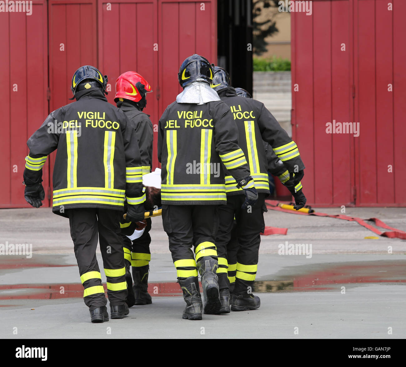Doctor fireman hi-res stock photography and images - Alamy