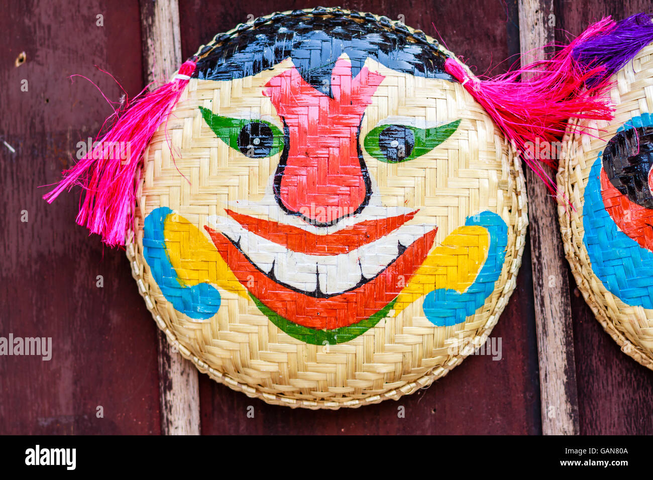 The mask nuanced sold on the streets in Hanoi, Vietnam Stock Photo - Alamy