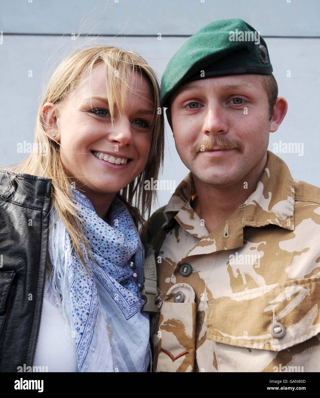 Marines return from Afghan tour Stock Photo - Alamy