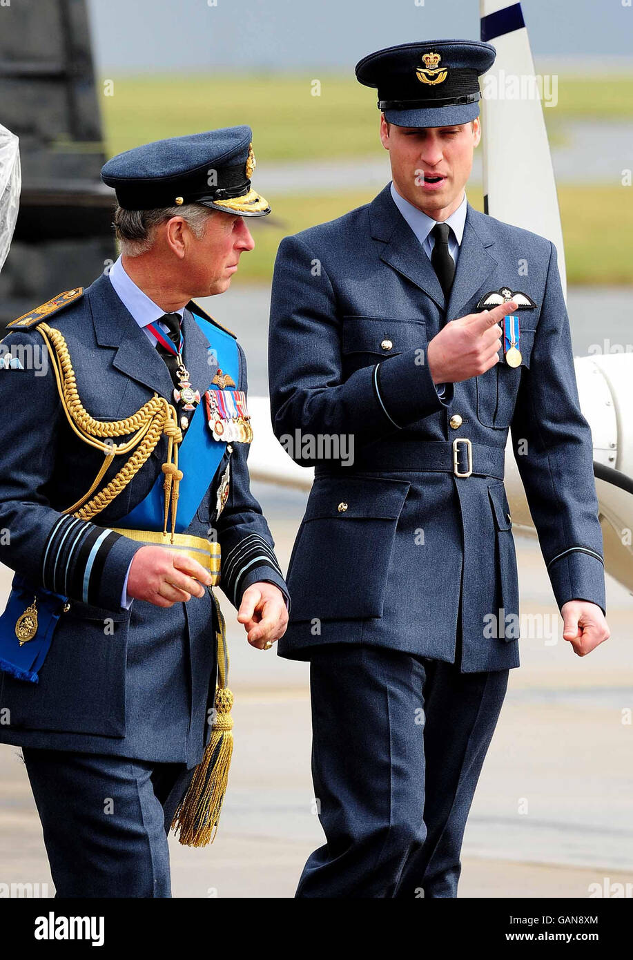 Prince William in the RAF Stock Photo - Alamy