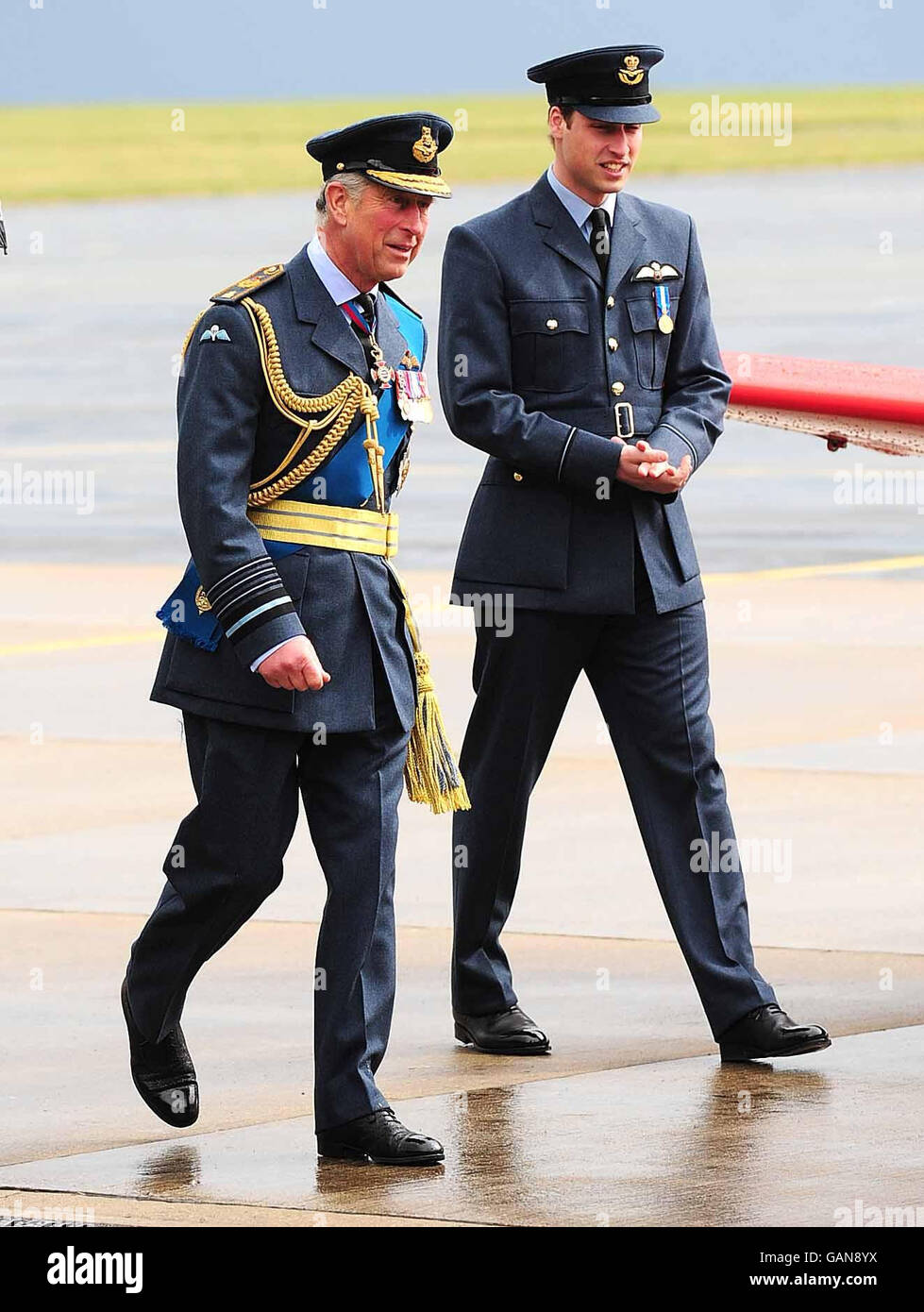 The Prince Of Wales And Prince William At Raf Cranwell High Resolution ...
