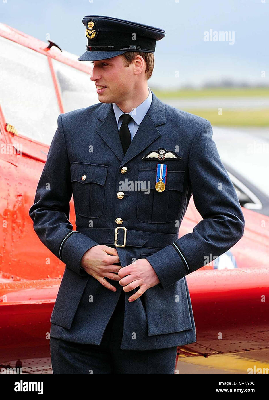 Prince William in the RAF Stock Photo - Alamy