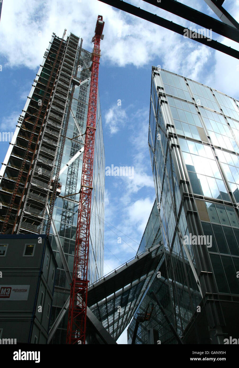 Tallest building under construction in hi-res stock photography and ...