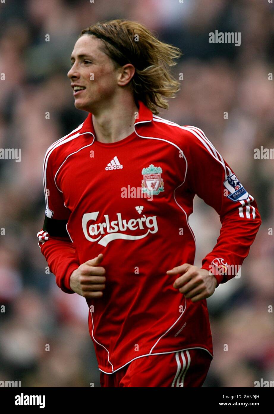 Liverpool's Fernando Torres celebrates scoring his sides second goal of ...