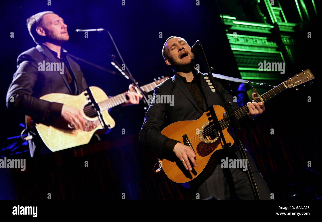 David Gray performing on stage during the Teenage Cancer Trust week of ...