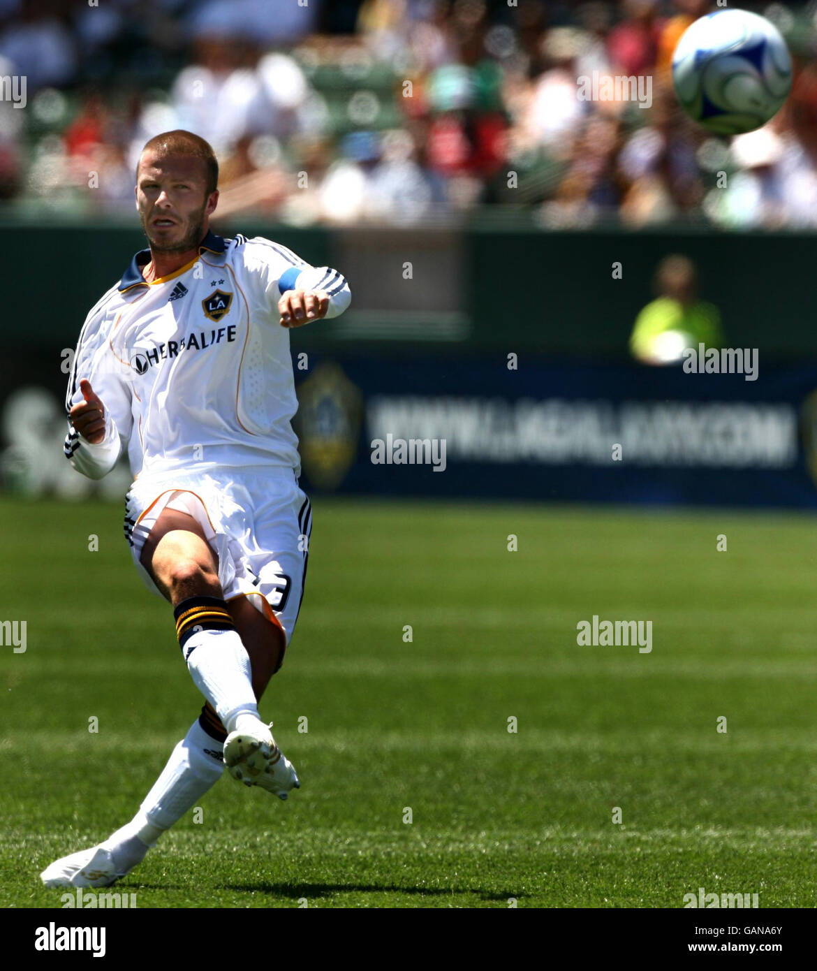 David Beckham Kicking Player