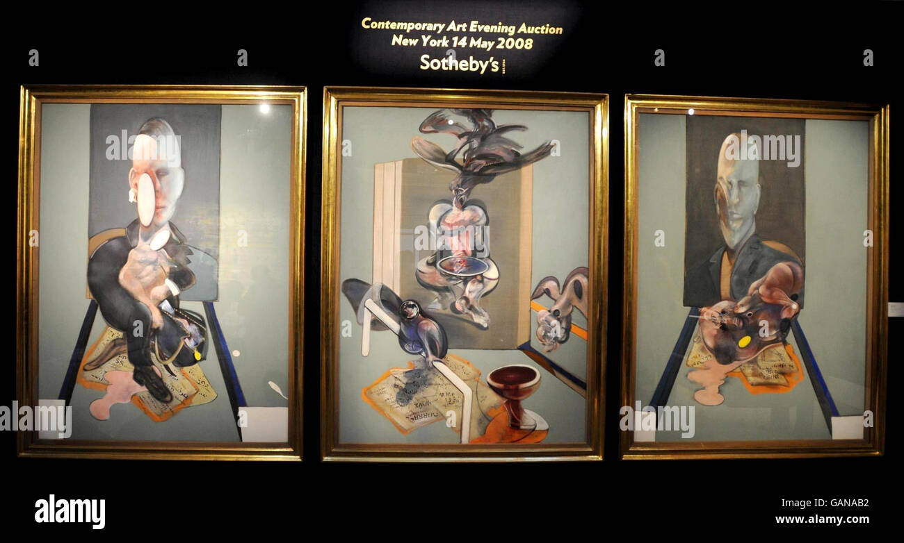 Triptych, 1976, by Francis Bacon, which is expected to fetch $70million ...