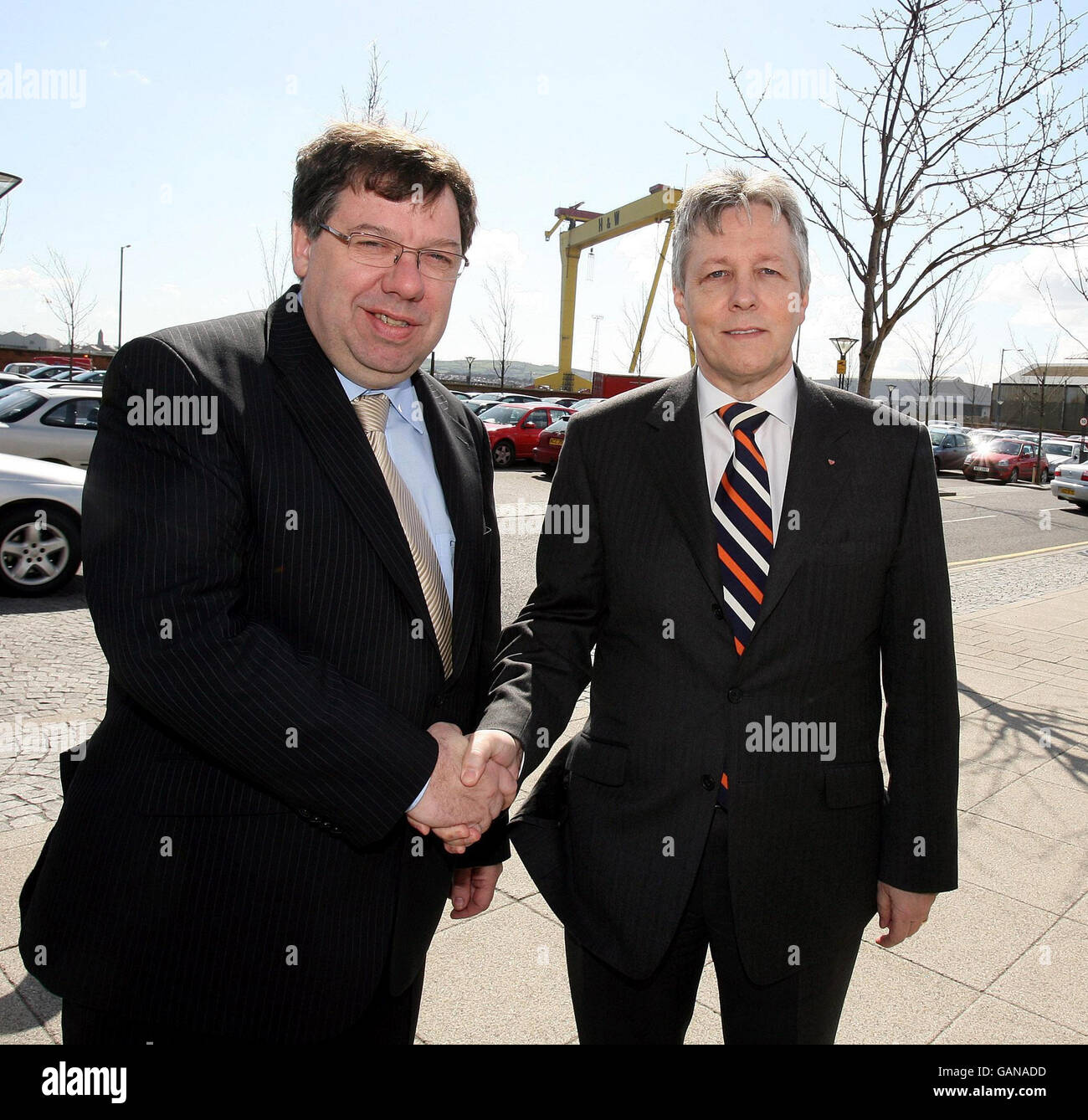 Robinson 'honoured' at DUP leadership nomination Stock Photo - Alamy