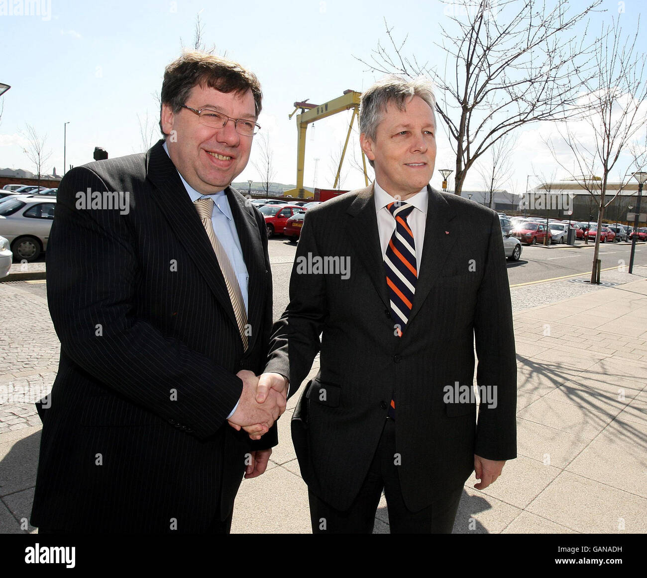 Robinson 'honoured' at DUP leadership nomination Stock Photo - Alamy