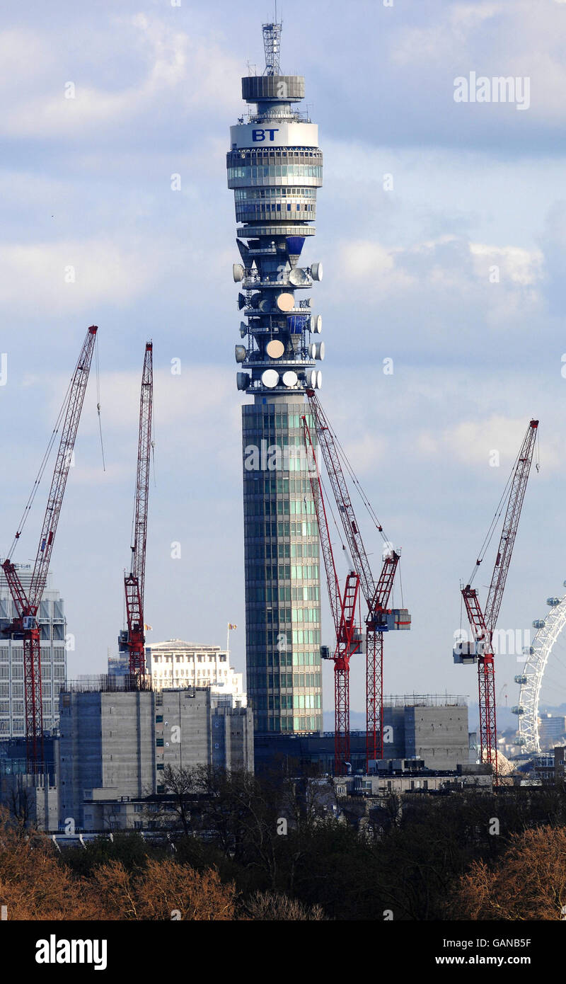 Buildings and Landmarks - The BT Tower - London Stock Photo - Alamy