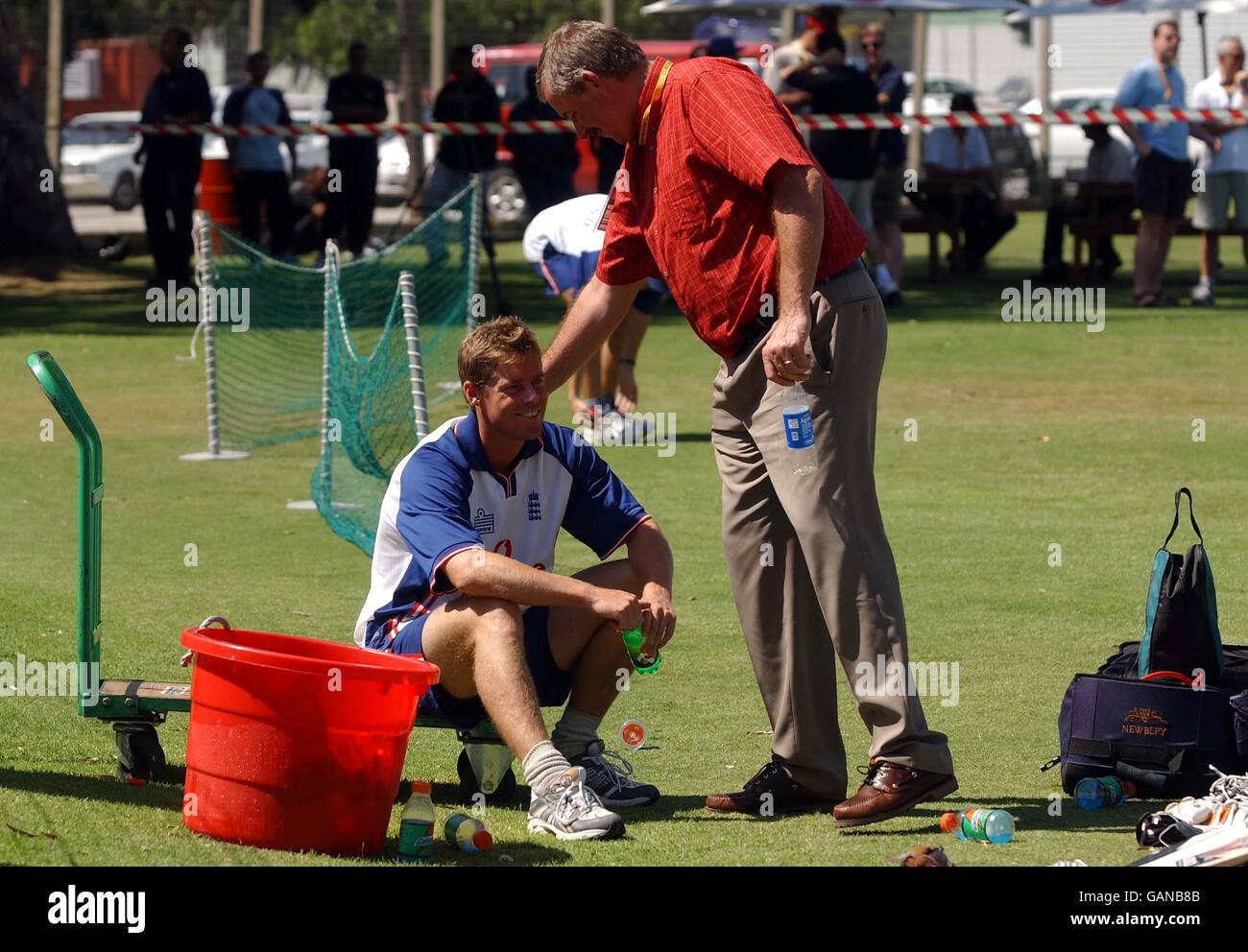 Cricket - World Cup 2003 - England v Australia - Nets Stock Photo - Alamy