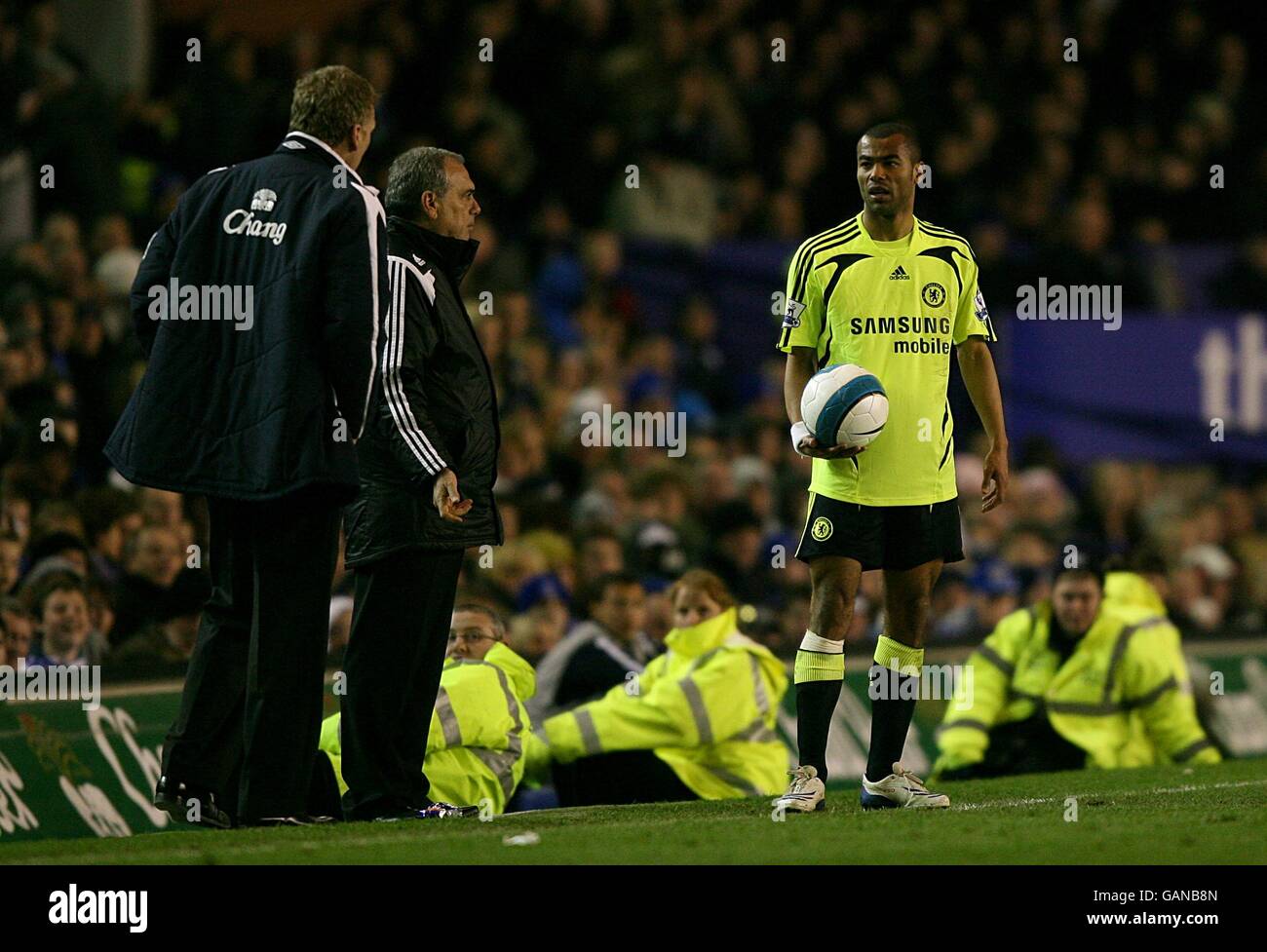 Football throw ball full length datacoapplies hi-res stock photography ...