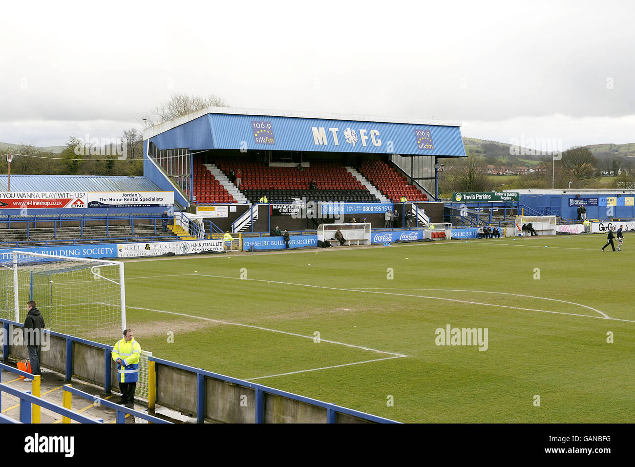 Soccer coca cola league two macclesfield town mansfield town moss rose ...