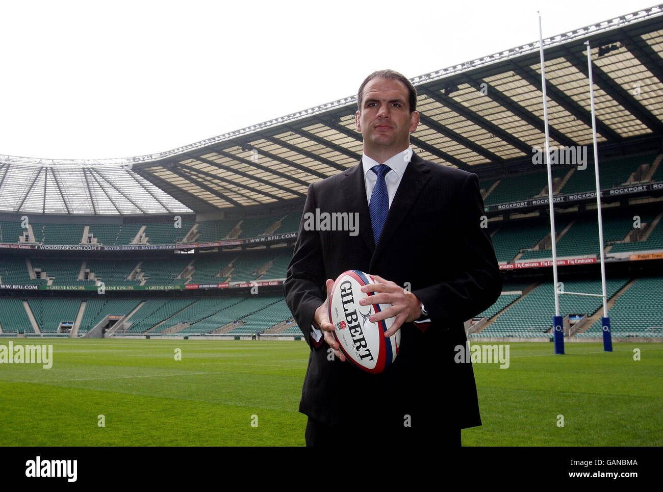 Rugby Union - Martin Johnson Press Conference - Twickenham Stock Photo ...