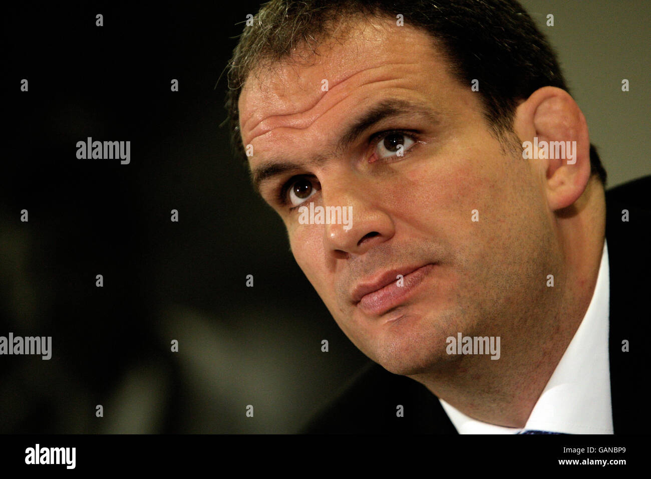 Rugby Union - Martin Johnson Press Conference - Twickenham Stock Photo ...