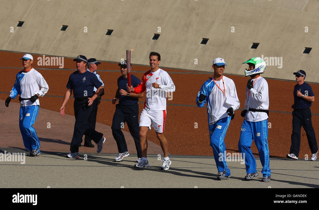 Matt Welsh is surrounded by Australian Federal police and Flame ...