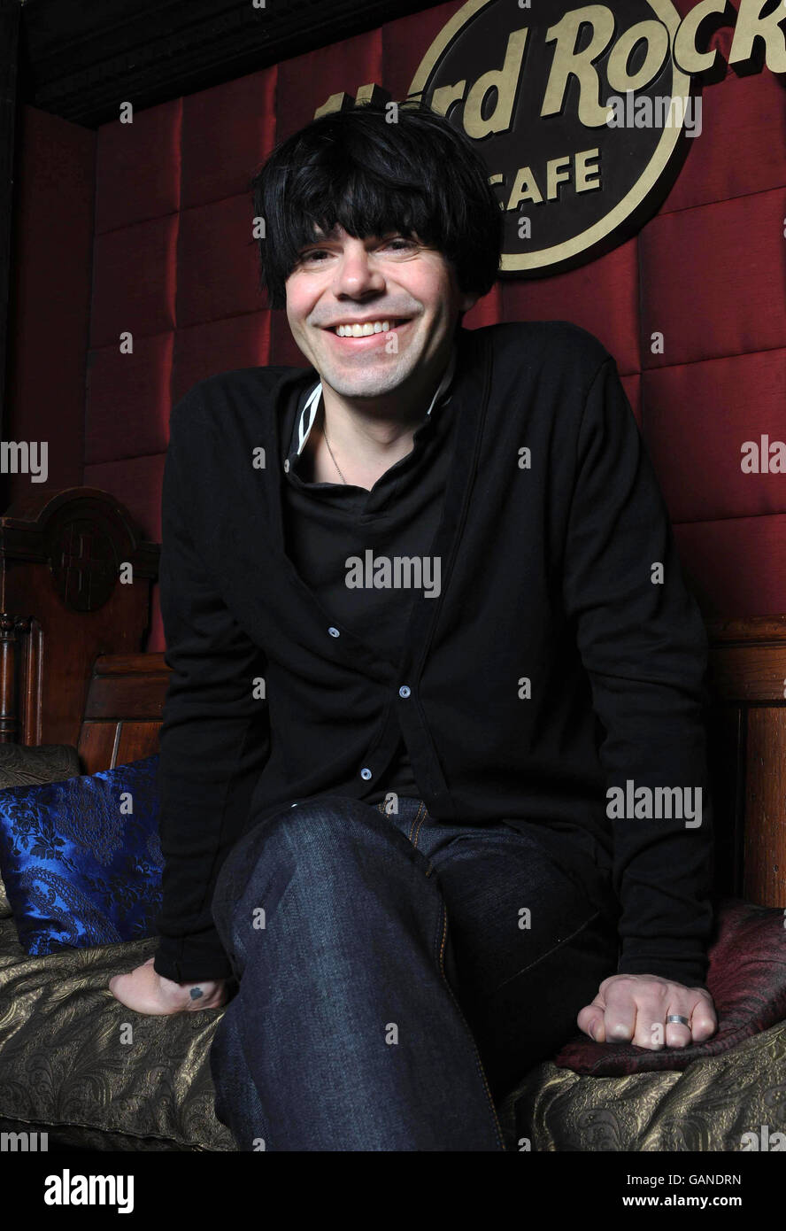 Tim Burgess, lead singer of the Charlatans, at the relaunch of The ...
