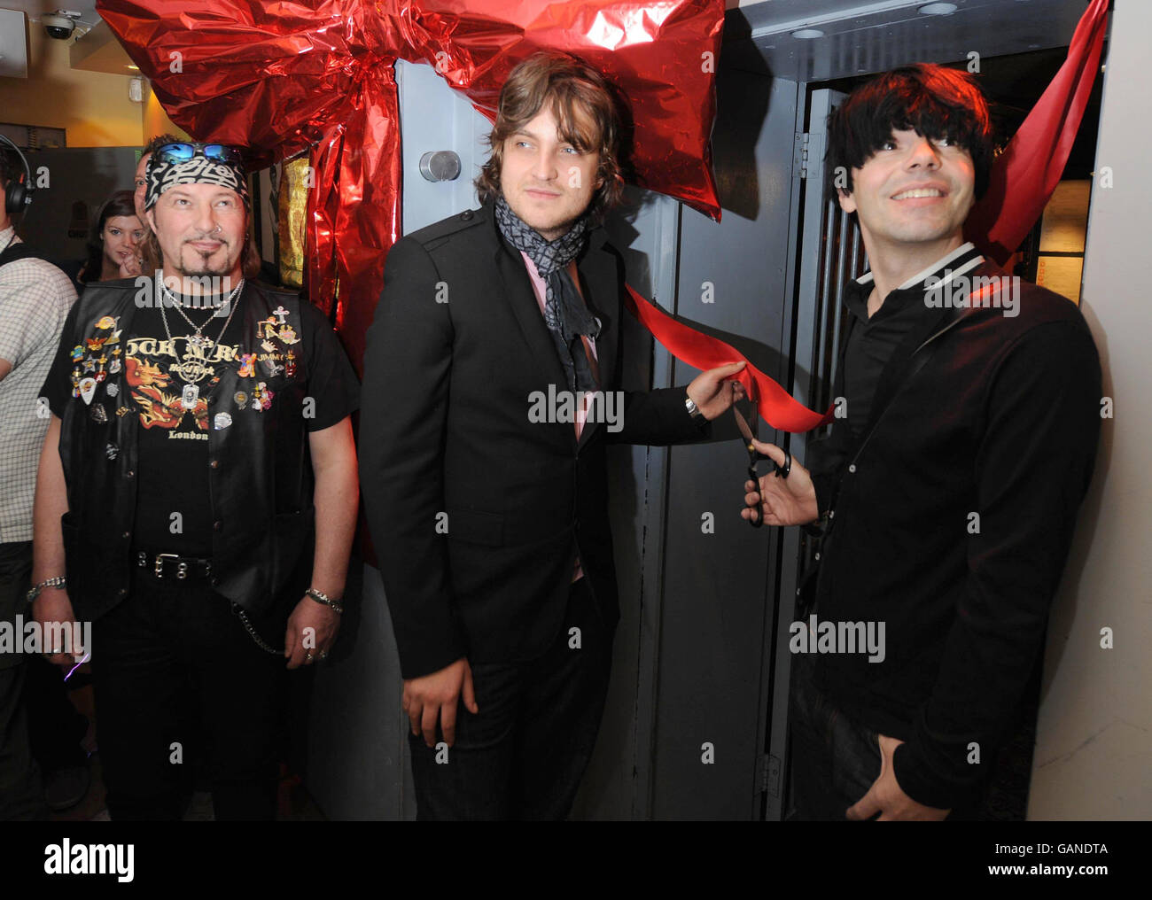 Right lead singer of the charlatans and james walsh hi-res stock ...