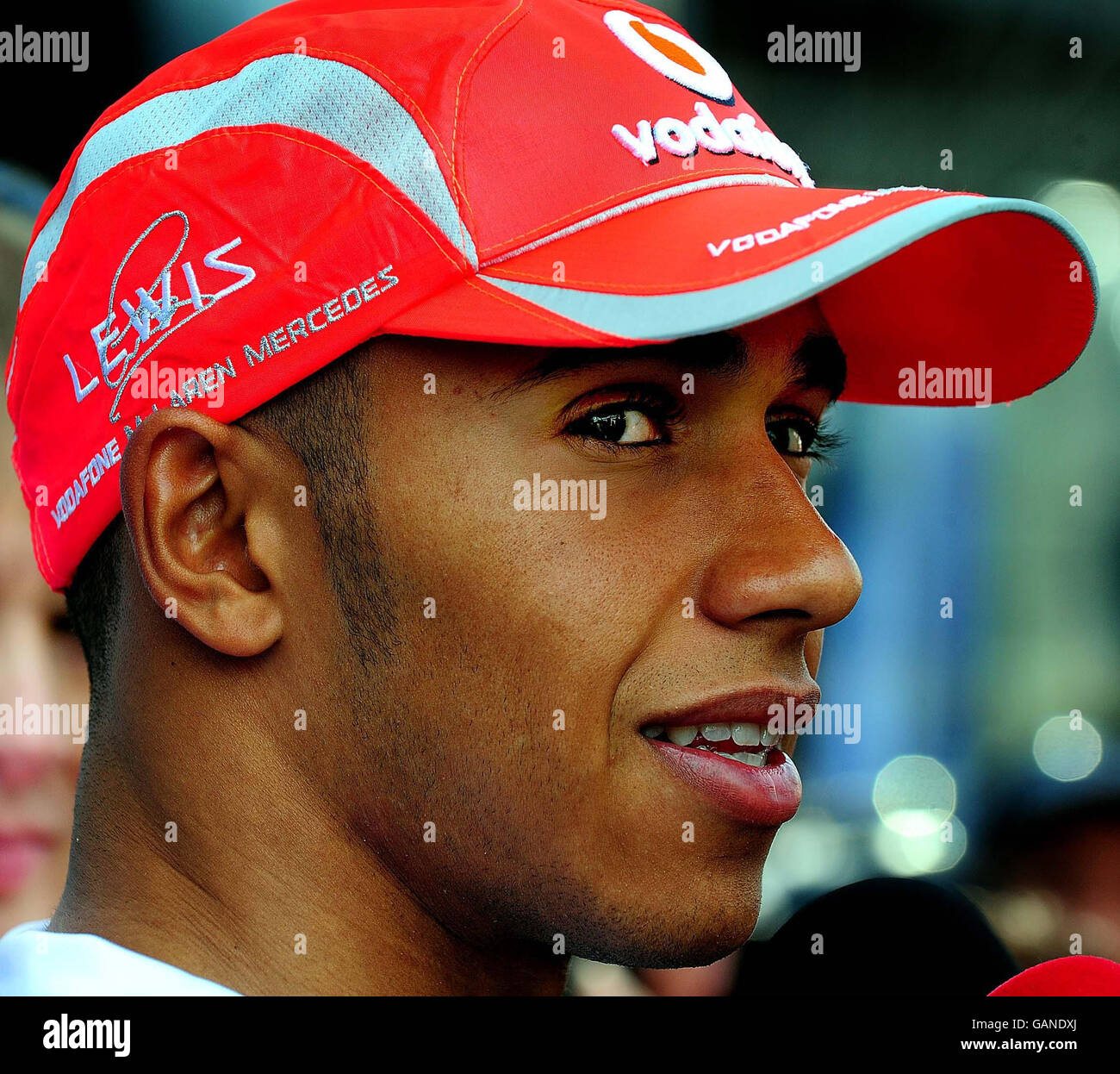 Great Britain's and McLaren Mercedes driver Lewis Hamilton during the ...