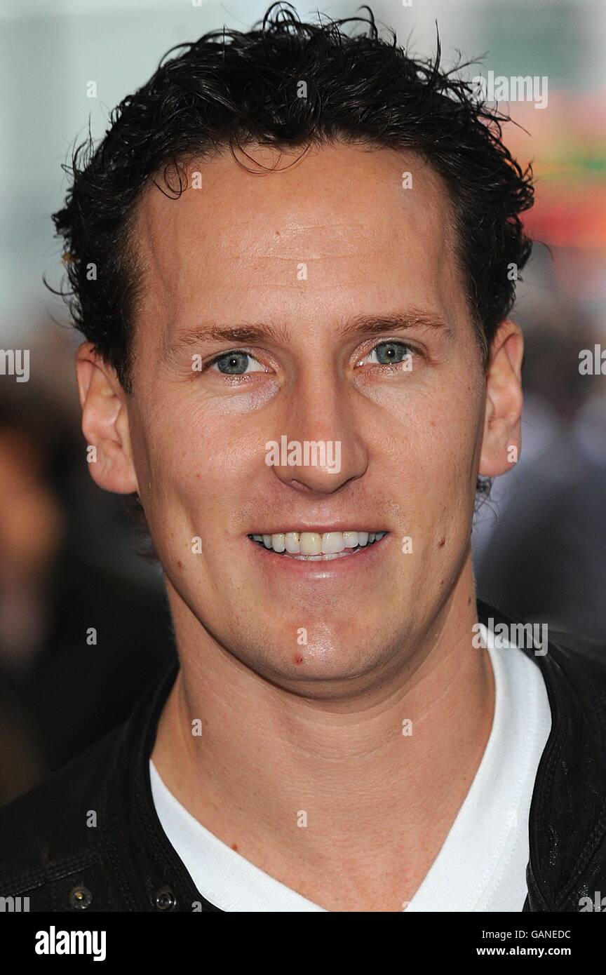 Brendan Cole arrives for the UK charity premiere of Iron Man at the ...